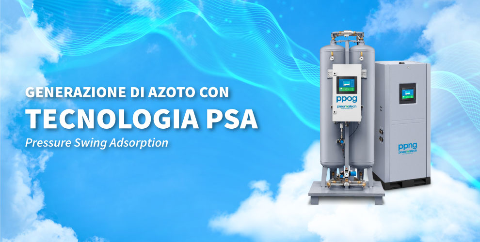 Come funziona un generatore d’azoto PSA - Pneumatech Europe